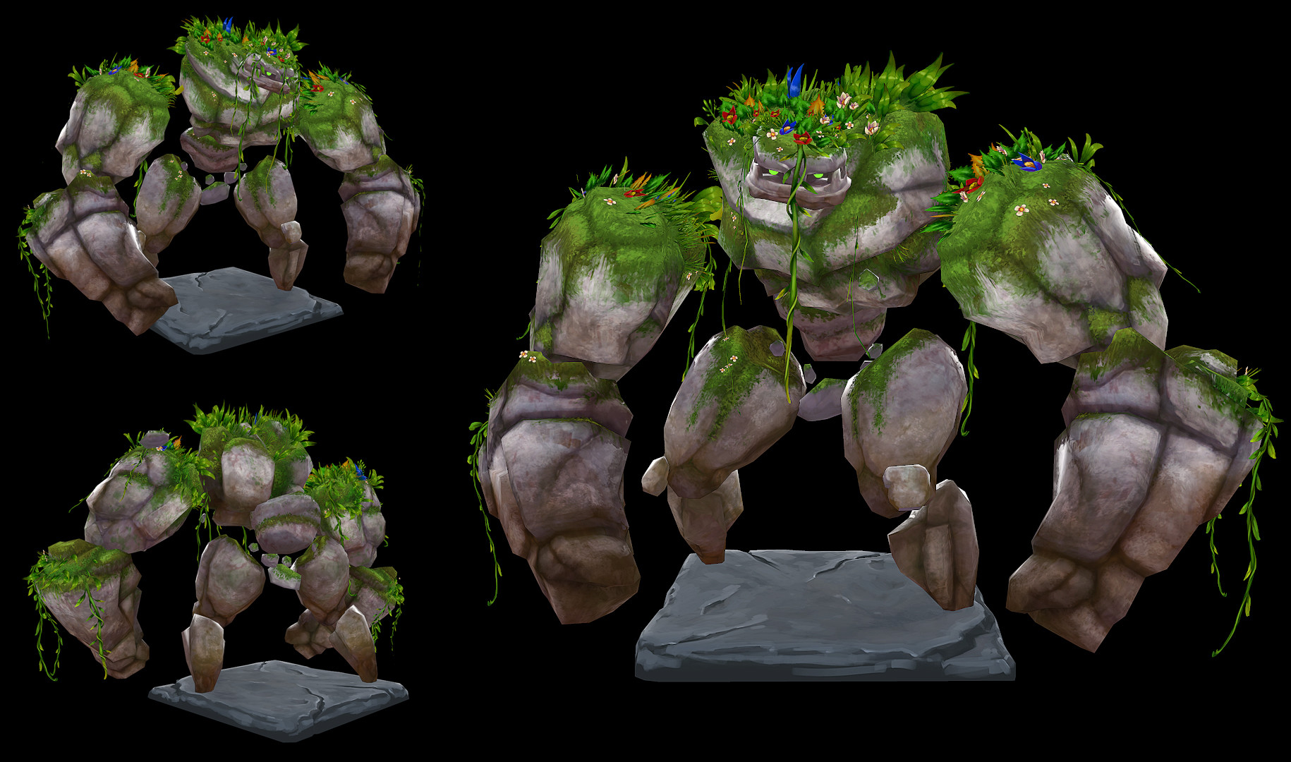 ArtStation - earth golem - cancelled mobile project