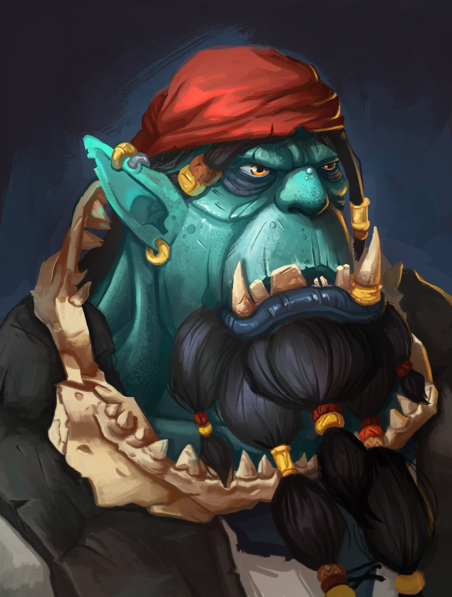 ArtStation - Pirate Orc