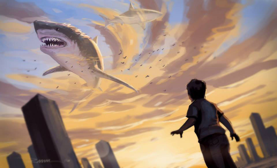 ArtStation - Flying shark