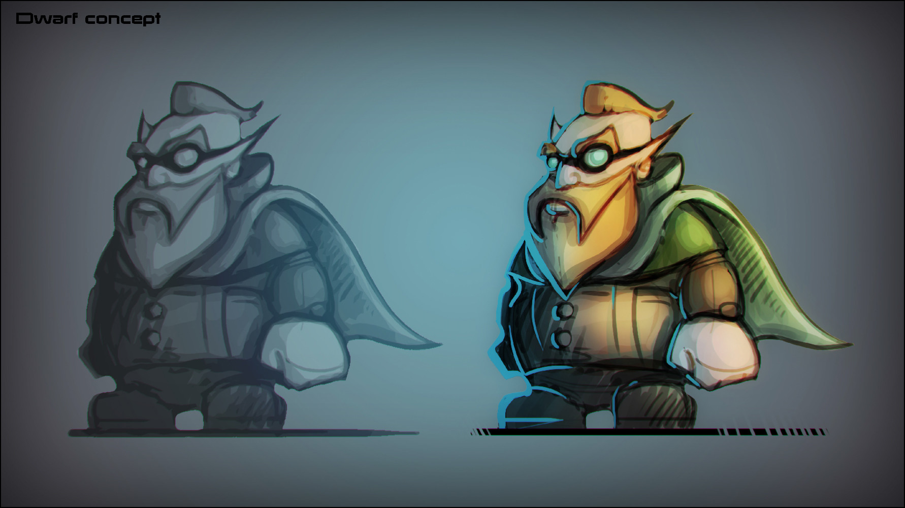ArtStation - Dwarf concept (sketch)