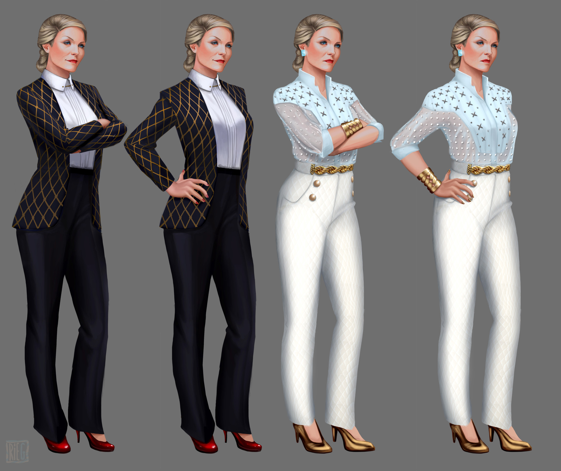 Rie Lee - Queen's Gambit Art