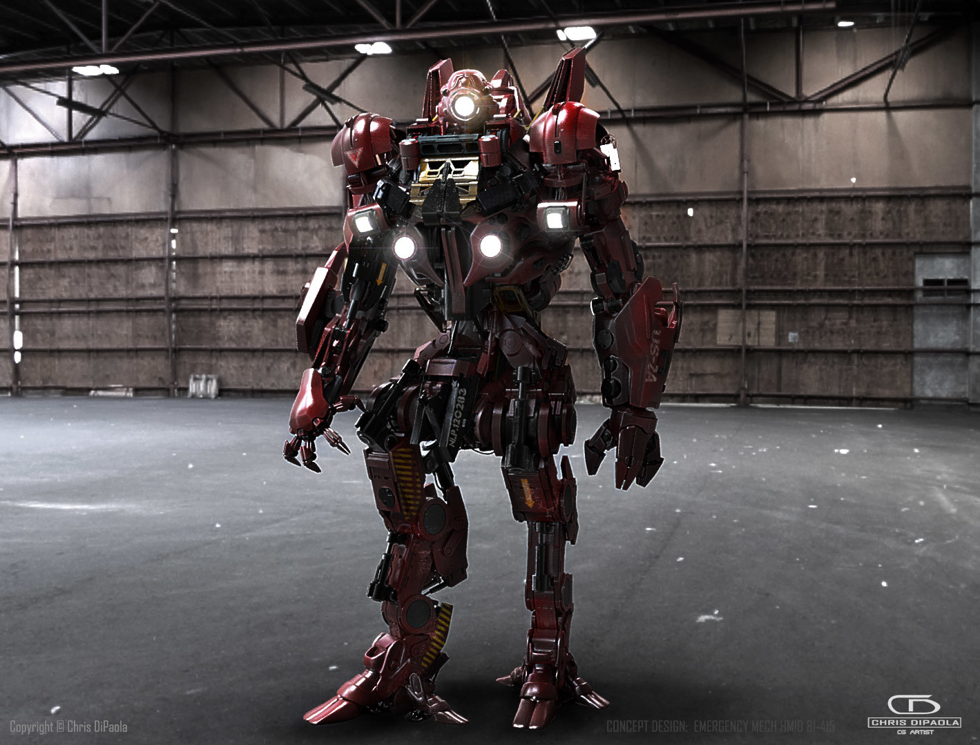 Chris DiPaola Concept Artist - Emergency Mech HMID 81-415