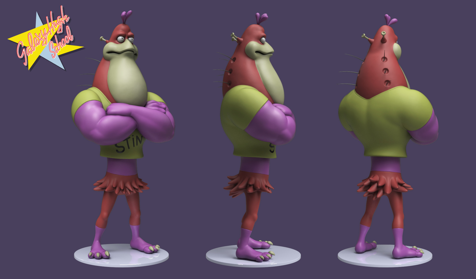 ArtStation - Beef from Galaxy High, Timothy Hay