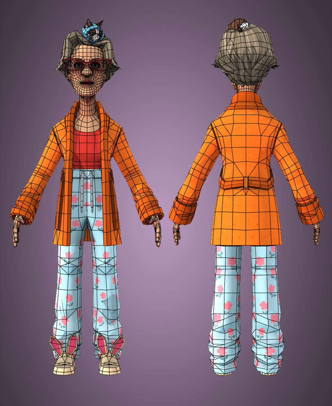 Josefine Behm - Plotagon Character: The Crazy Catlady