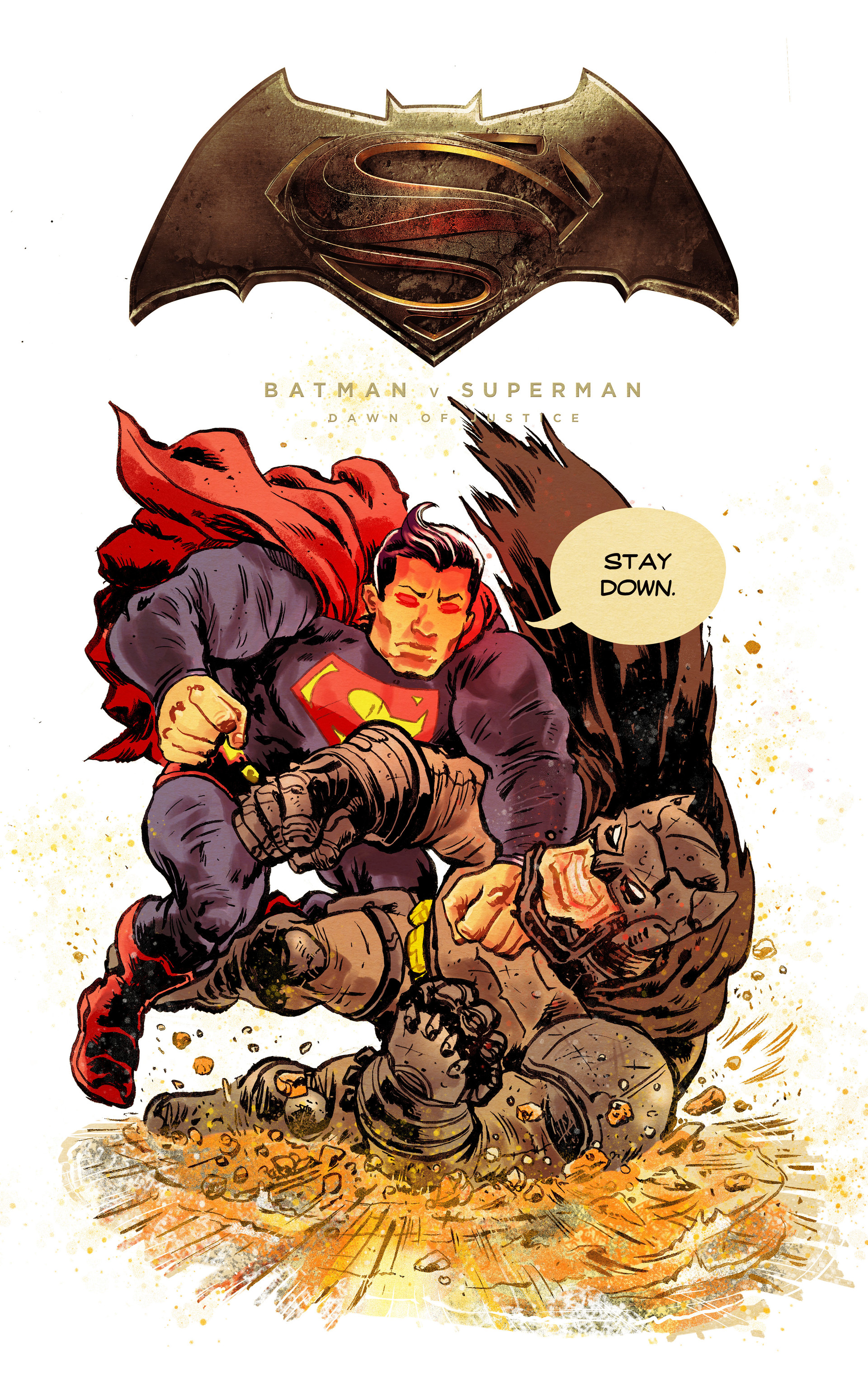 ArtStation - Batman v Superman: Beatdown!