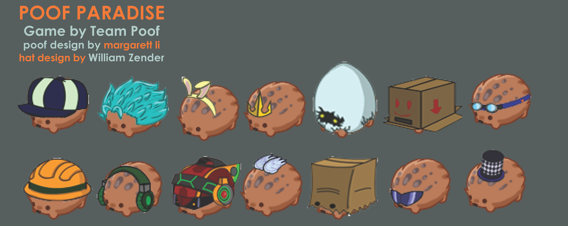 ArtStation - Poof Paradise Hats