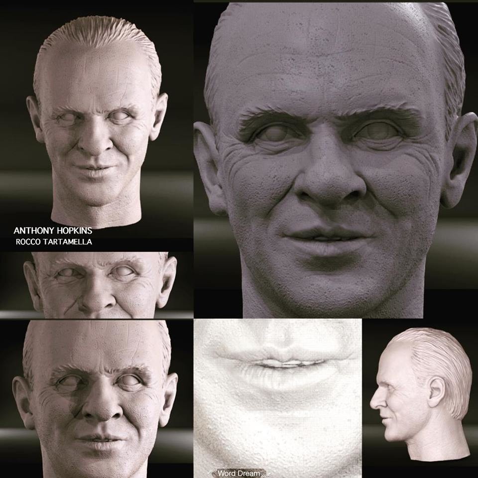 ArtStation - Sir Anthony Hopkins by Rocco