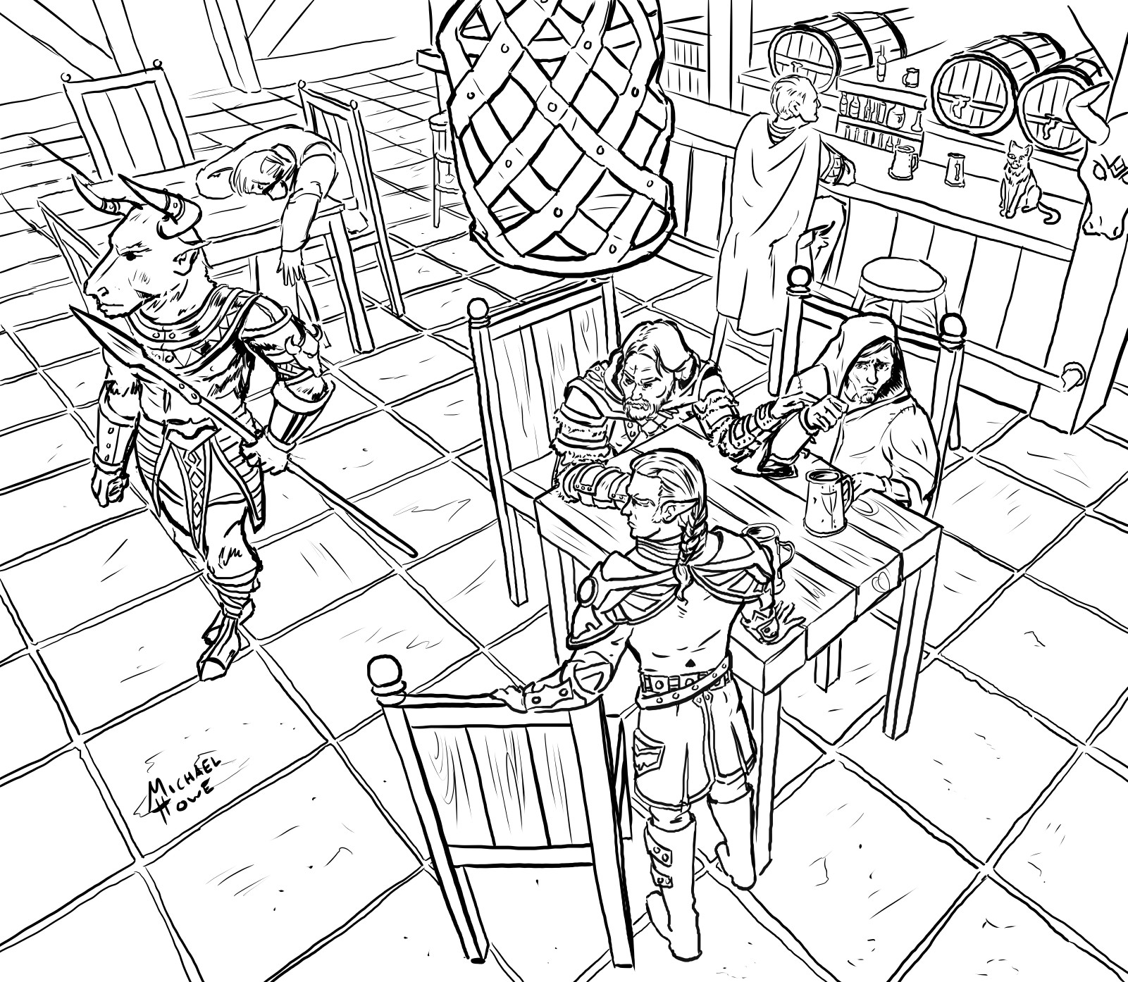 Michael Howe - The Tavern WIP