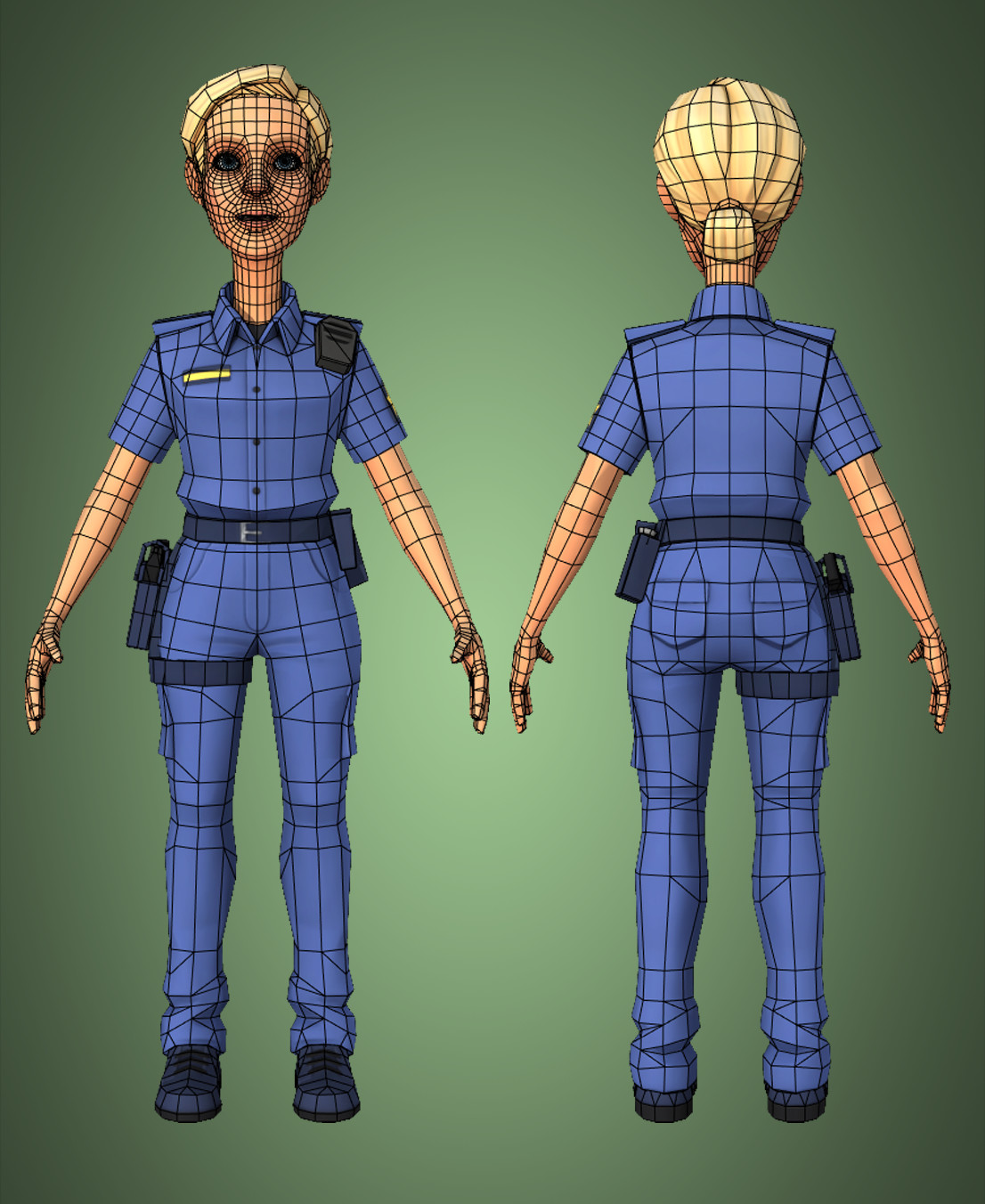 Josefine Behm - Plotagon Character: Police