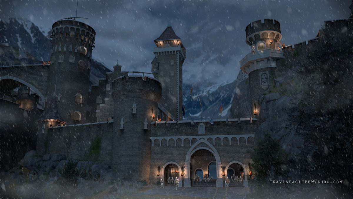 ArtStation - Castle at the pass