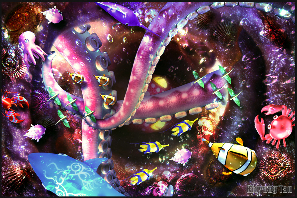 ArtStation - Deep Blue Sea Monster