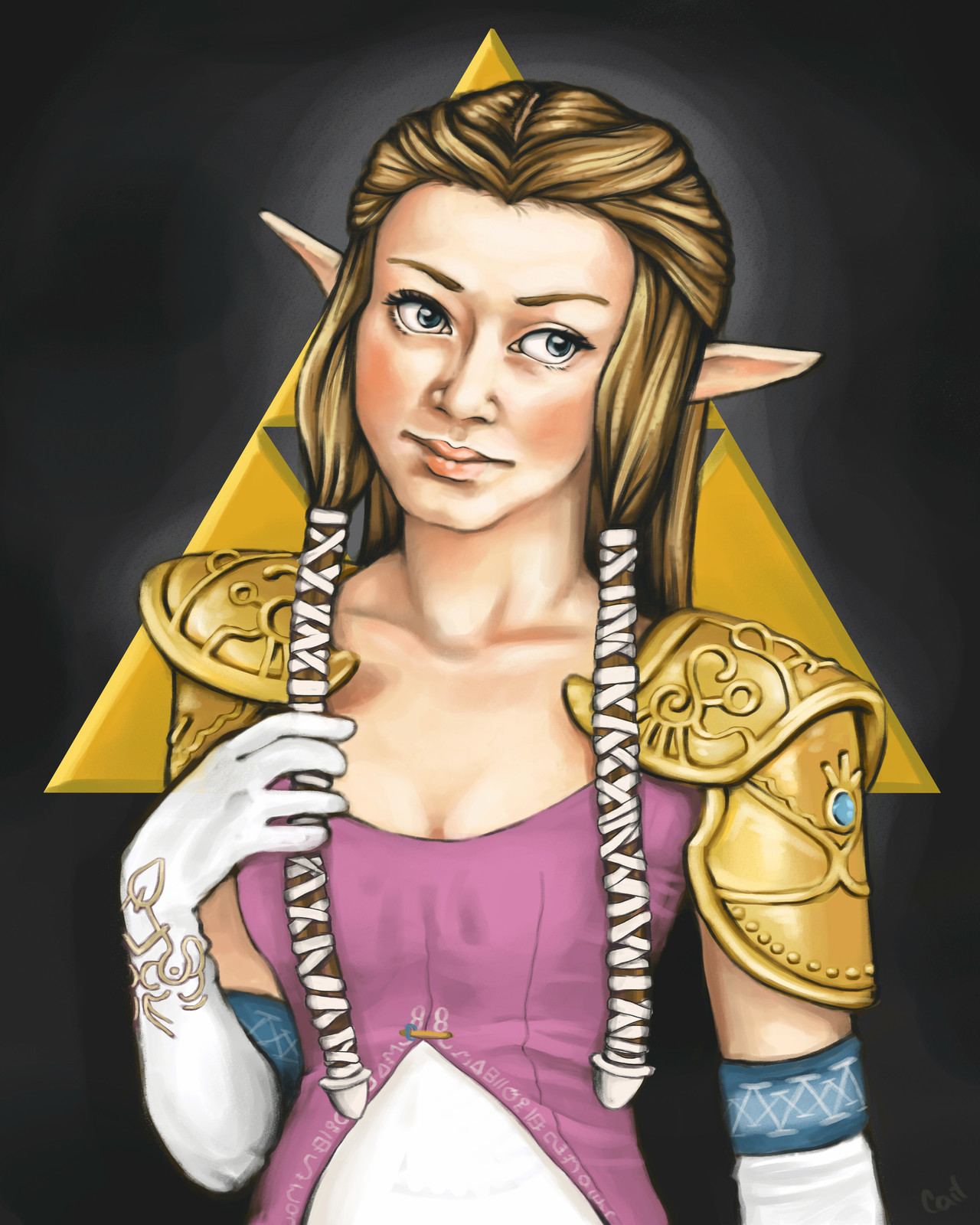 Kit Glogovsky - Zelda Self Portrait