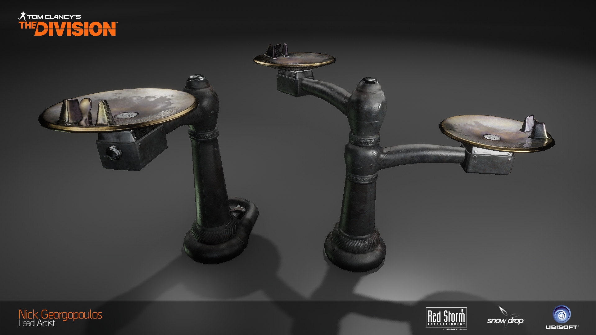 ArtStation - Drinking Fountain - The Division