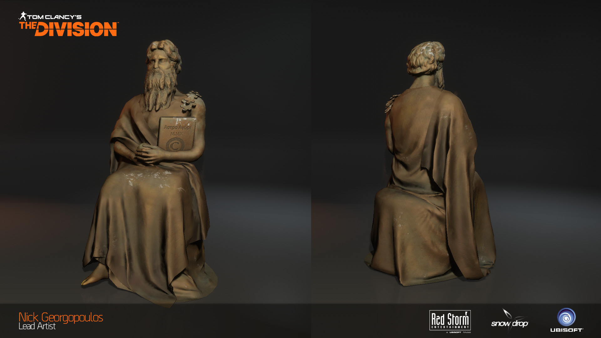 ArtStation - Sitting Statue