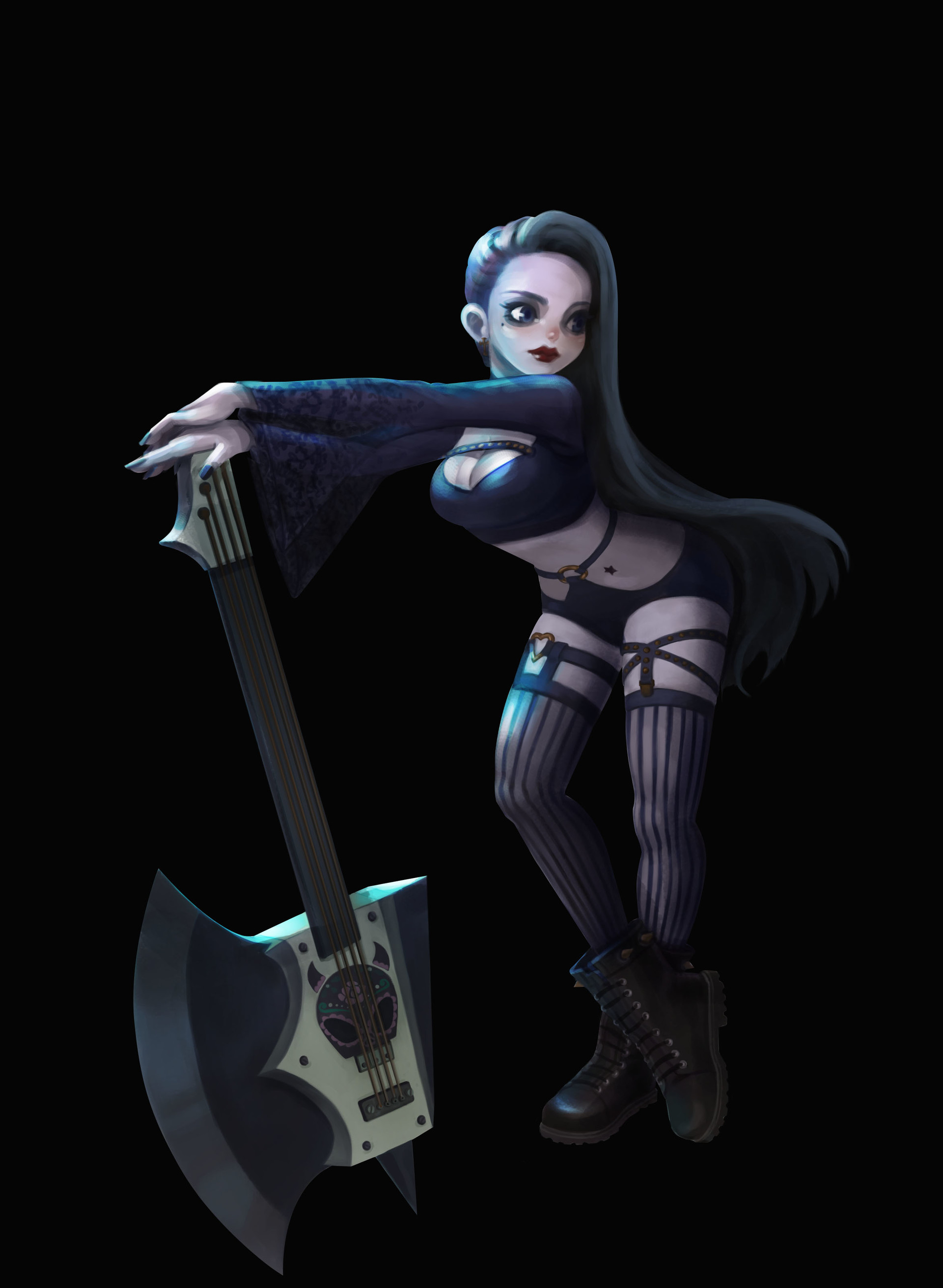 ArtStation - goth girl