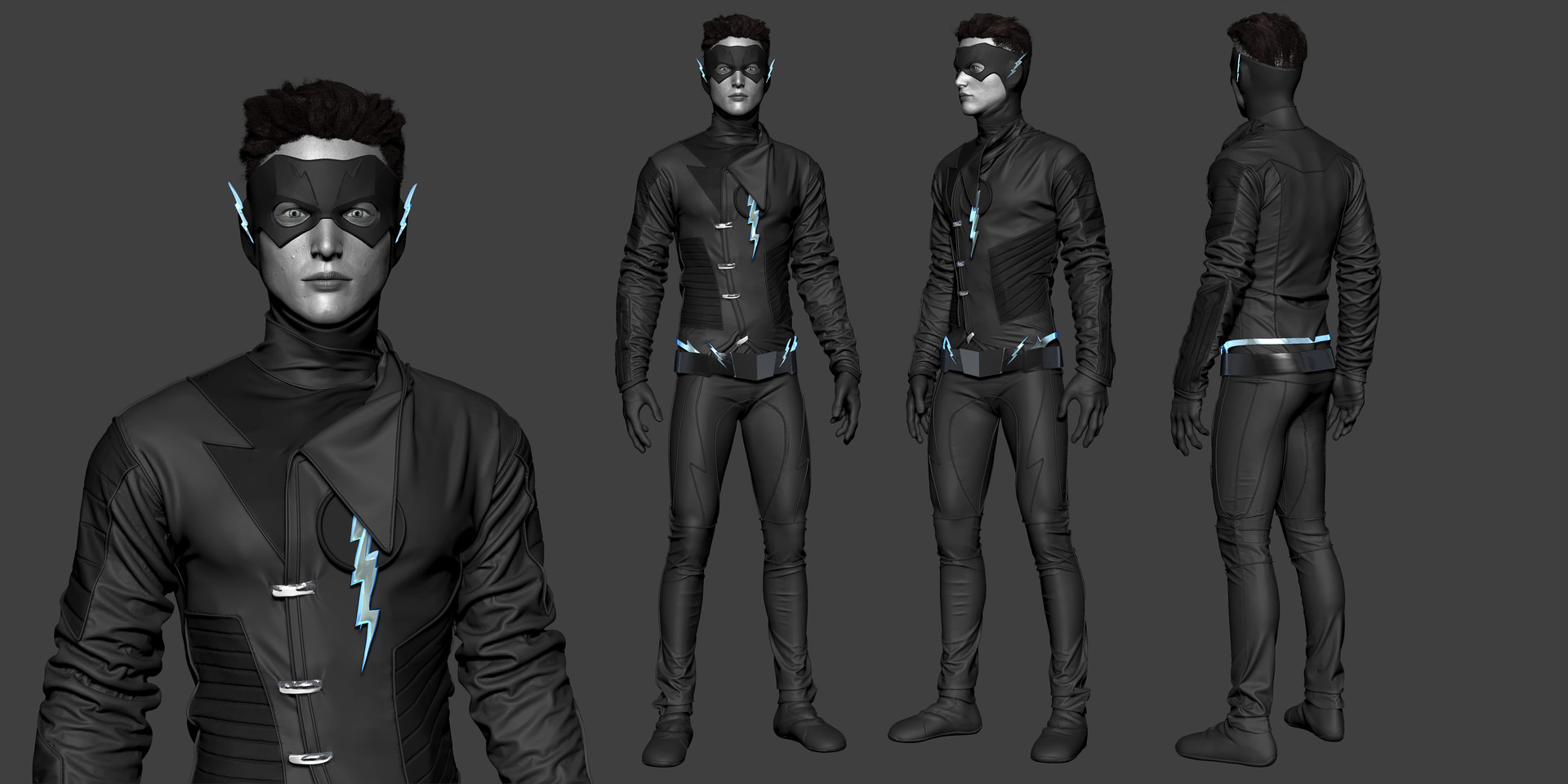 ArtStation - Black Flash Concept ( WIP )