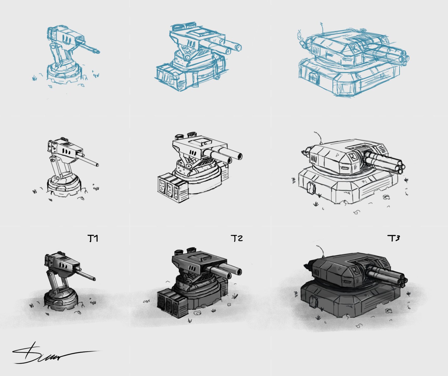 ArtStation - Pillbox Cannon