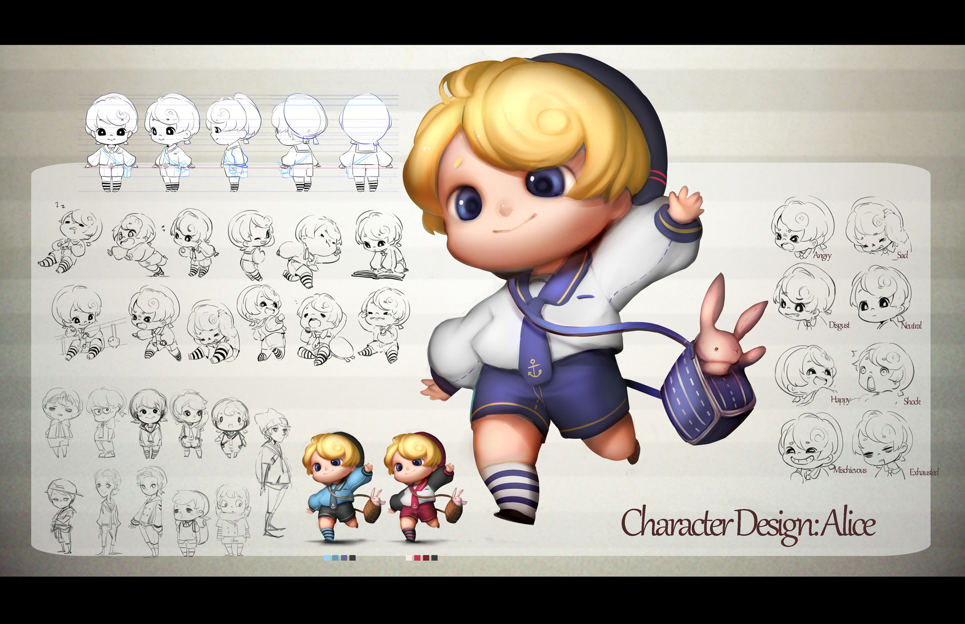 ArtStation - Alice in The Wonderland (male version)