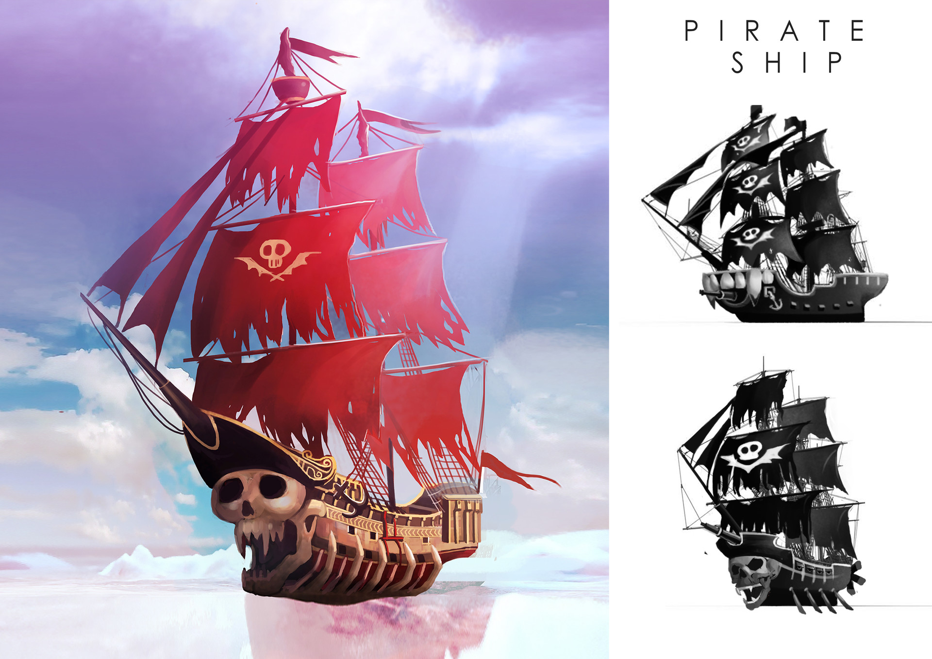 ArtStation - pirate ship