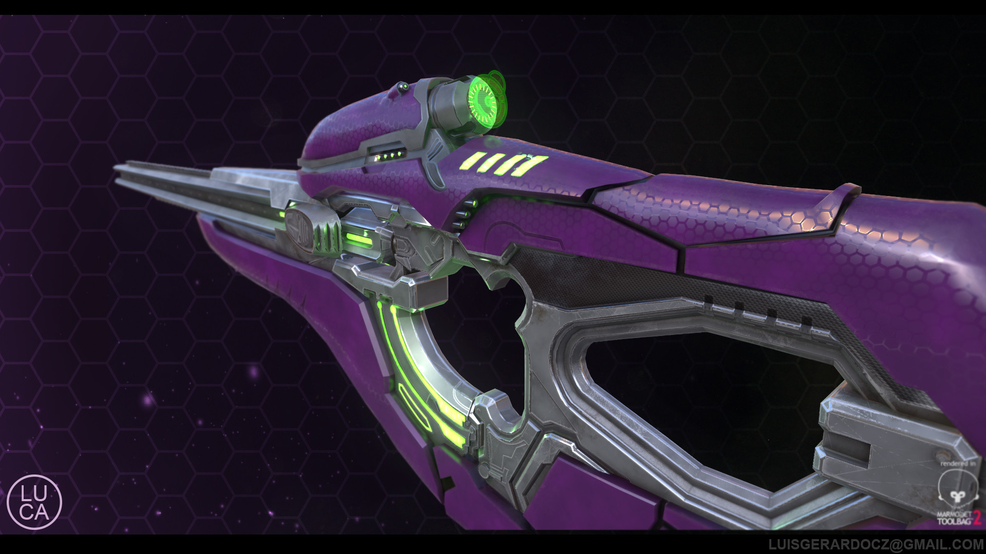 Luis Castro. - HALO COVENANT CARBINE "FANART"