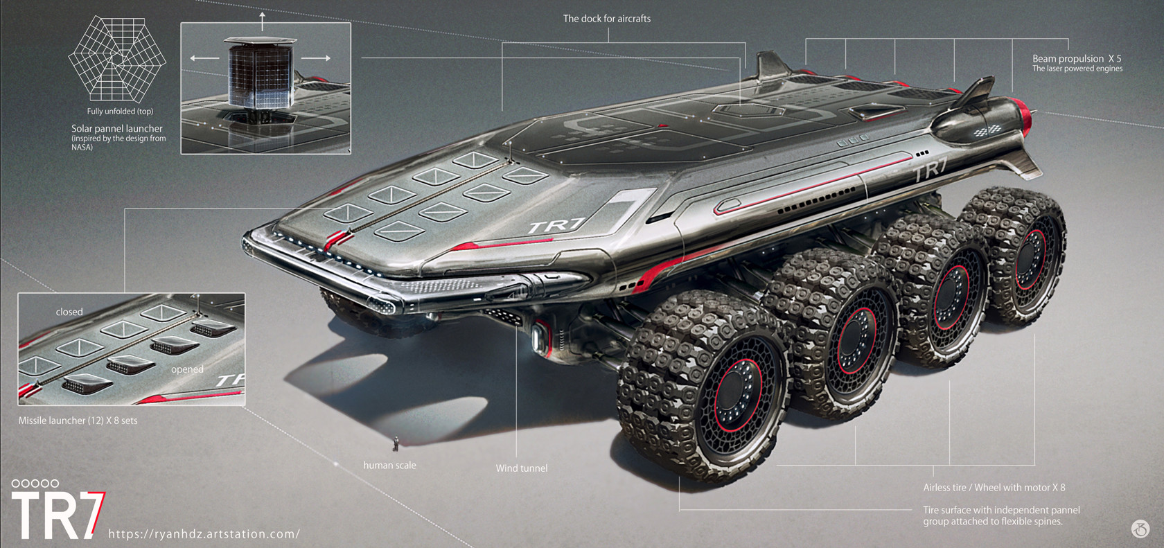 ArtStation - Mega vehicle design