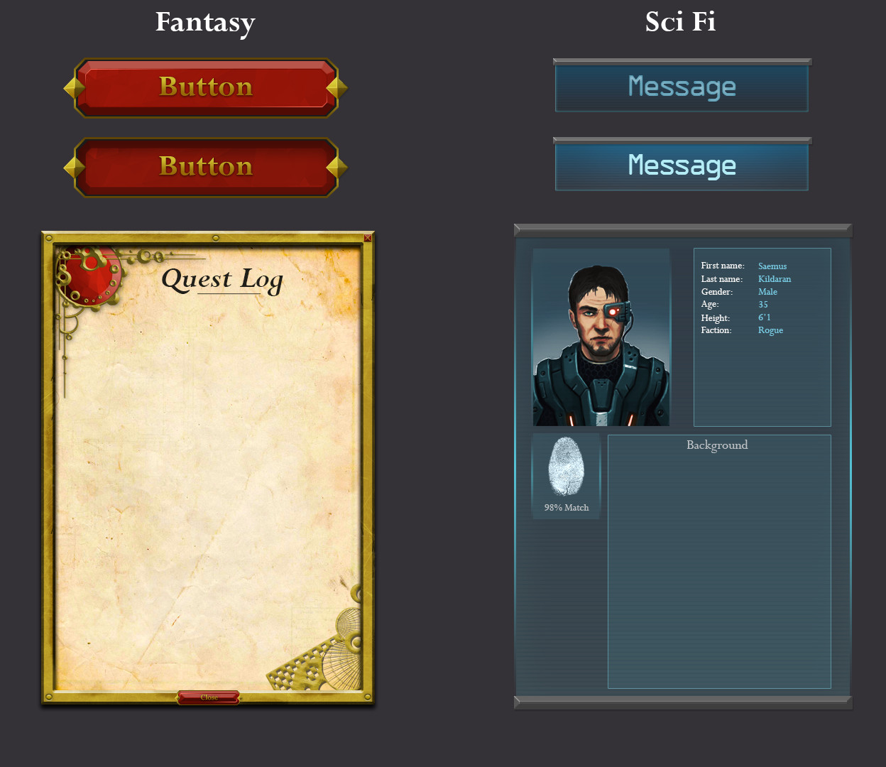 ArtStation - UI Elements
