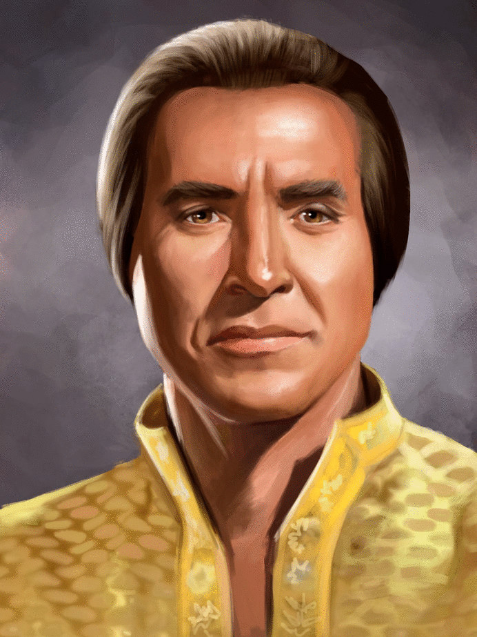 ArtStation - GIF process of Khan painting