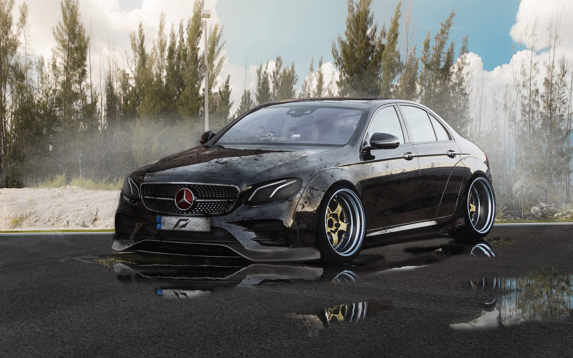 Liybcho Simeonov - Stanced with Brutal wide body's Benz