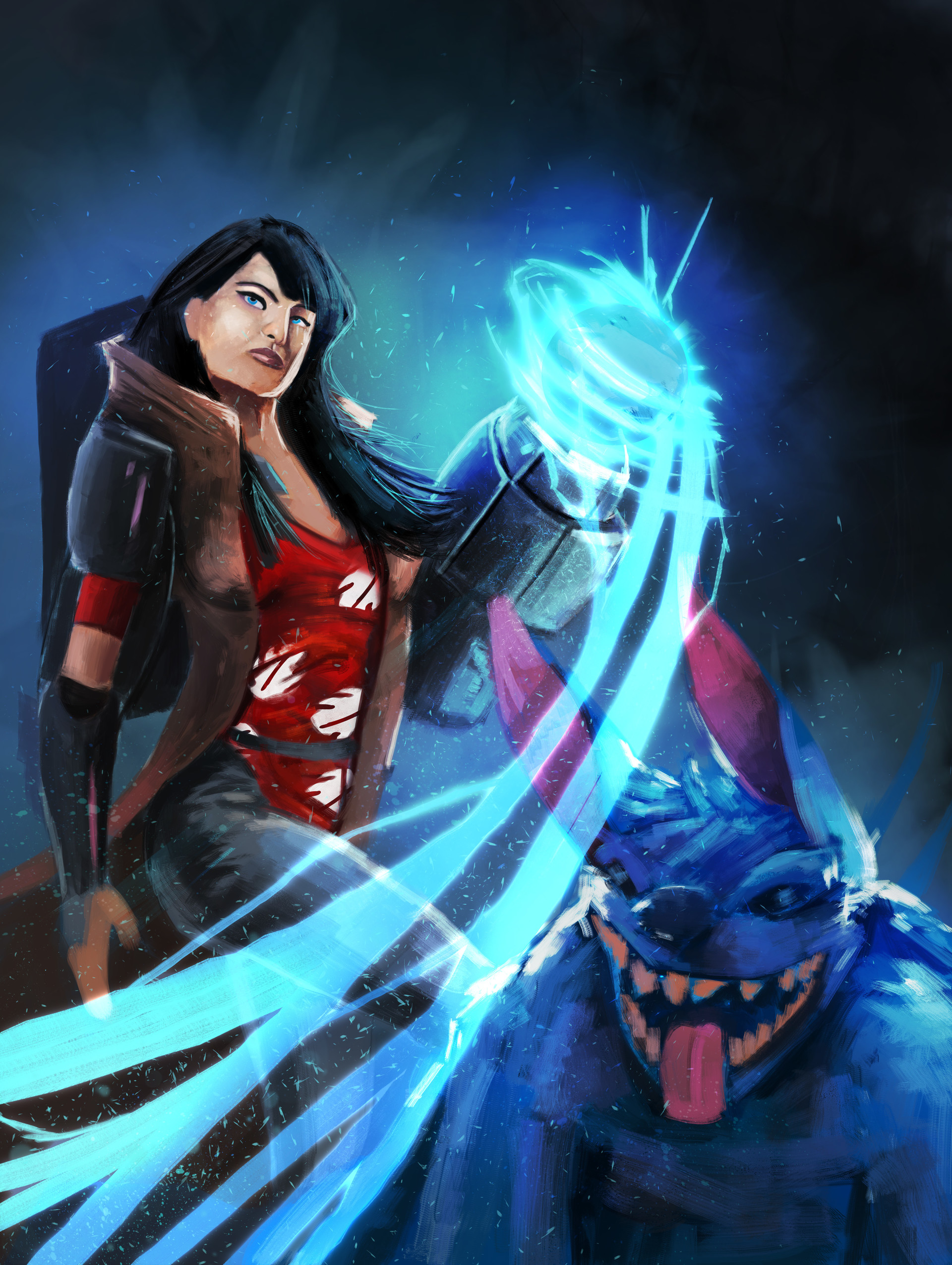 ArtStation - Lilo and stitch alien hunters