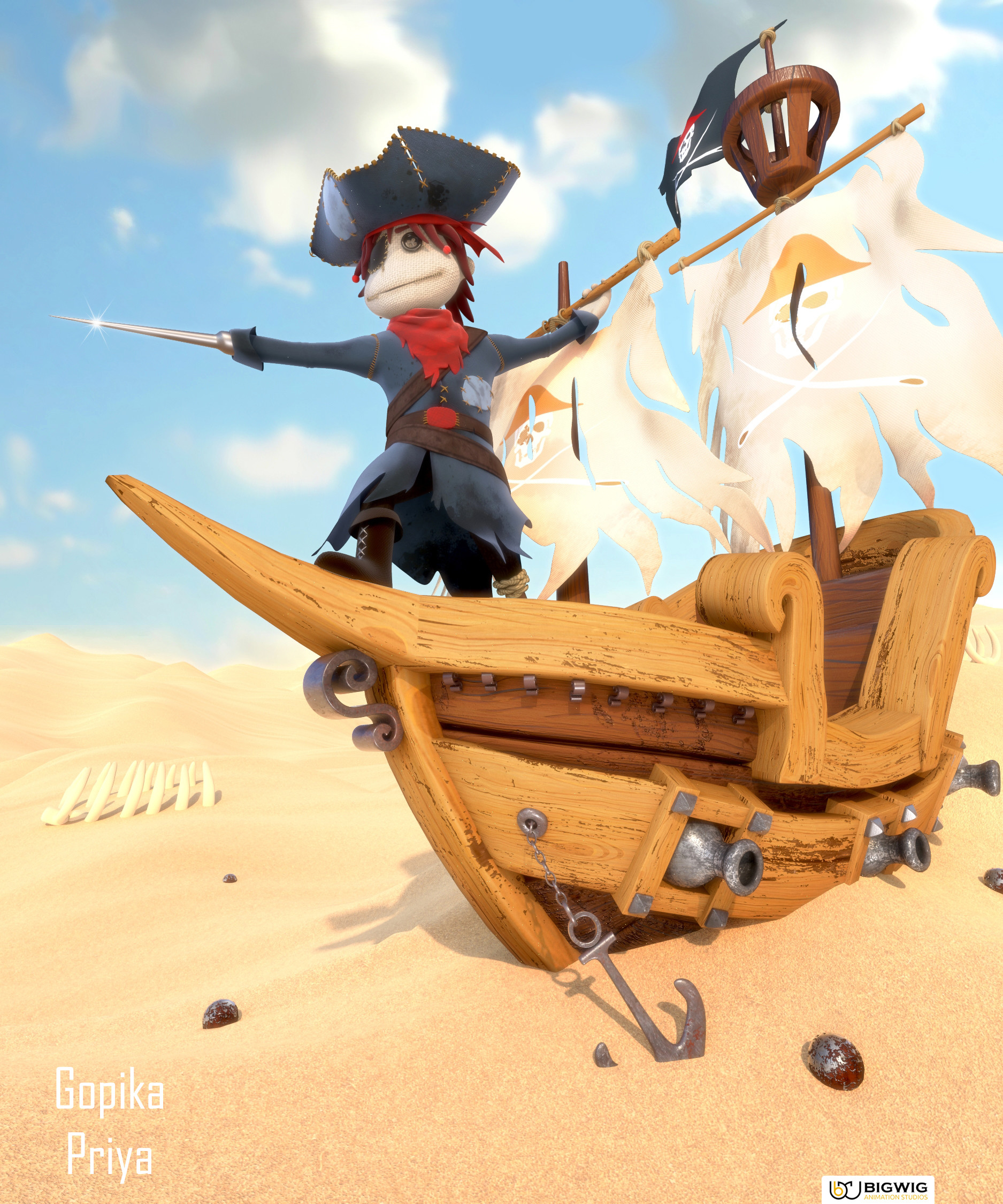ArtStation - Sand Pirate