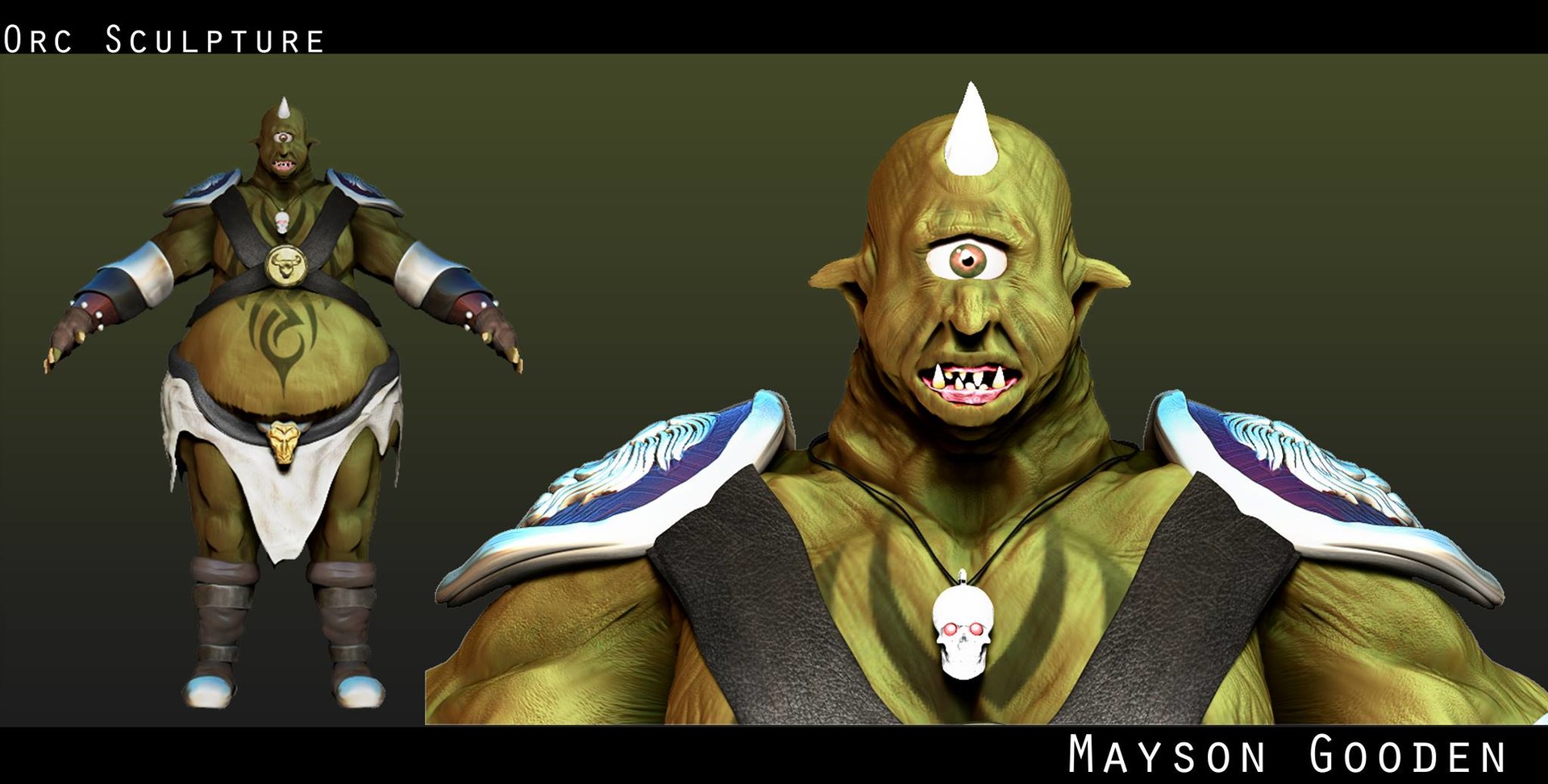 ArtStation - Orc Sculpt