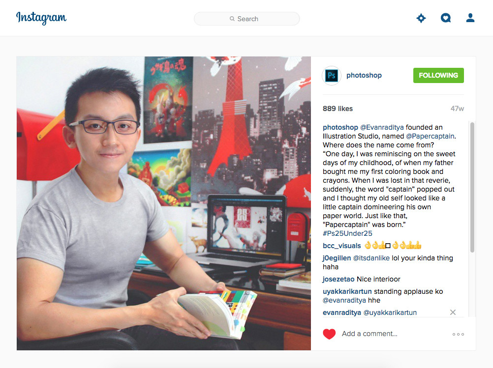 Evan Raditya Pratomo - Adobe Photoshop's 25th Anniversary // Brave It Out