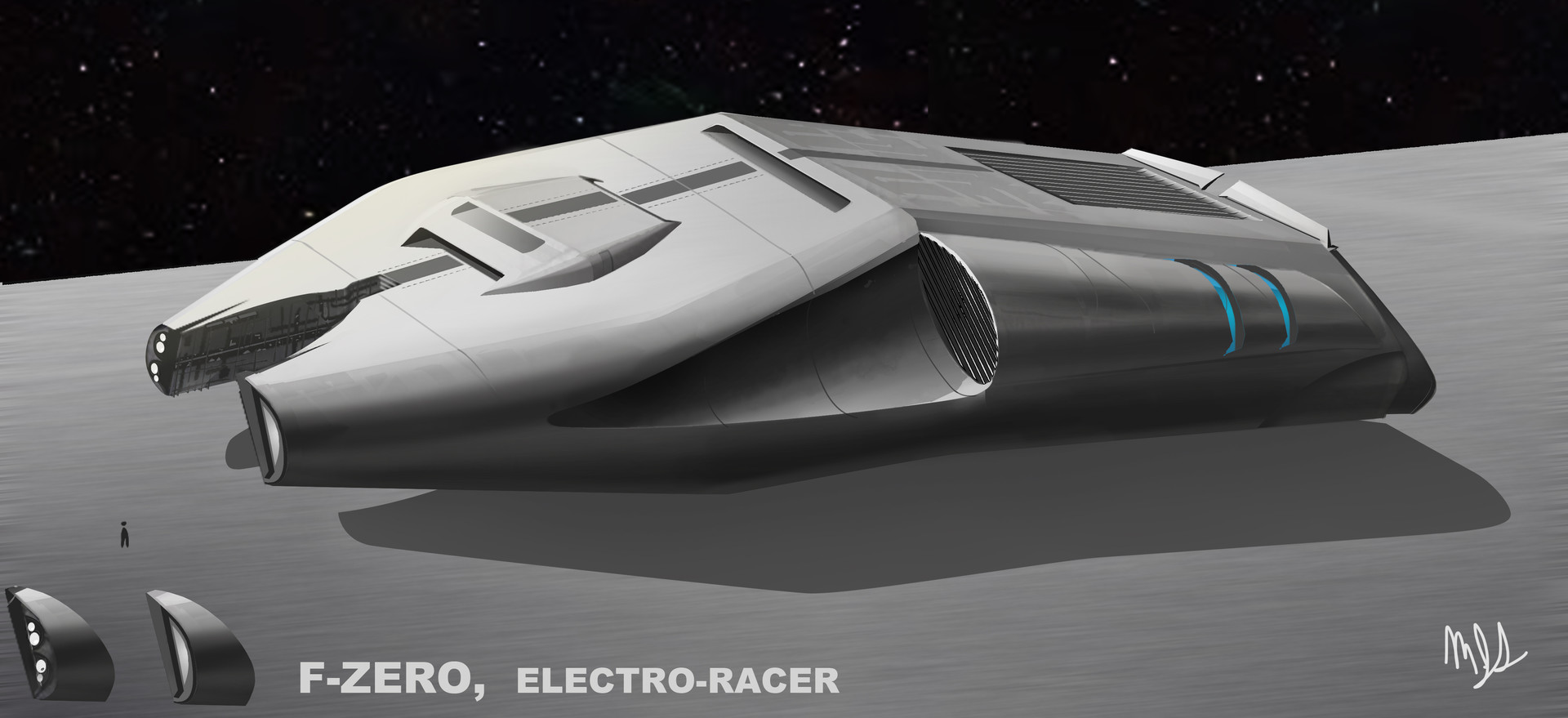 ArtStation - F-Zero Concept Racer