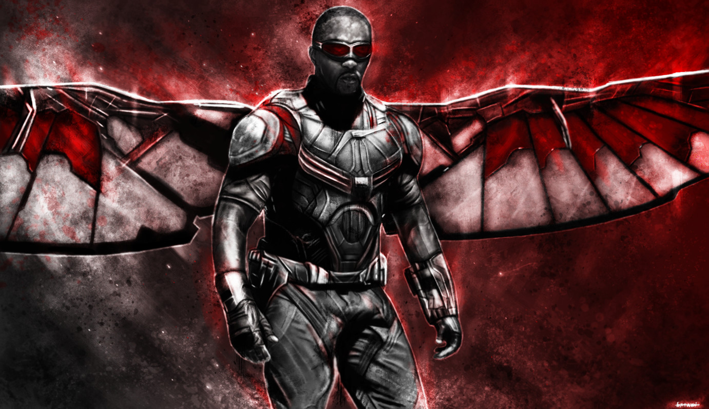 ArtStation - Captain america : Civil War - Falcon