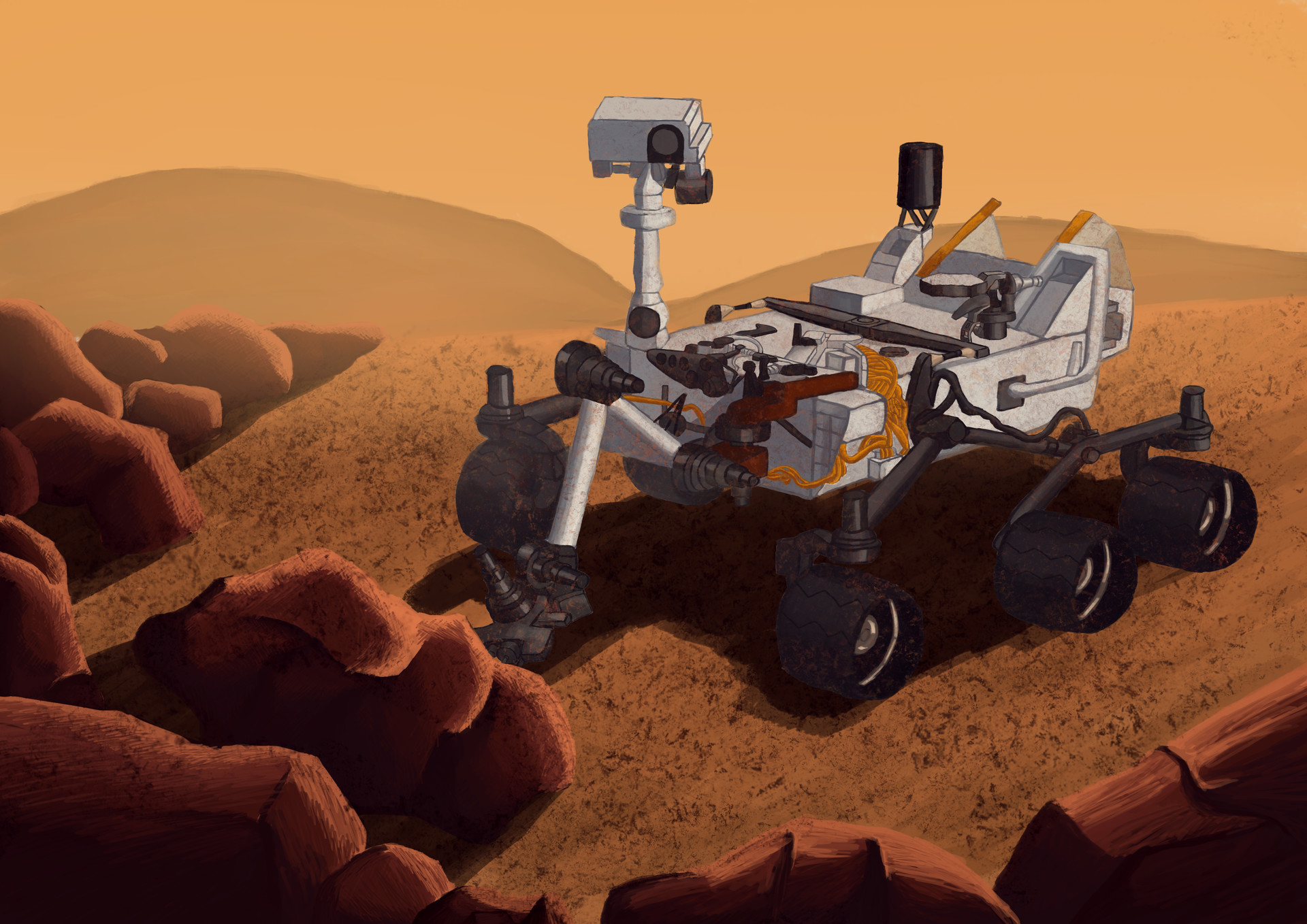 ArtStation - Mars rover