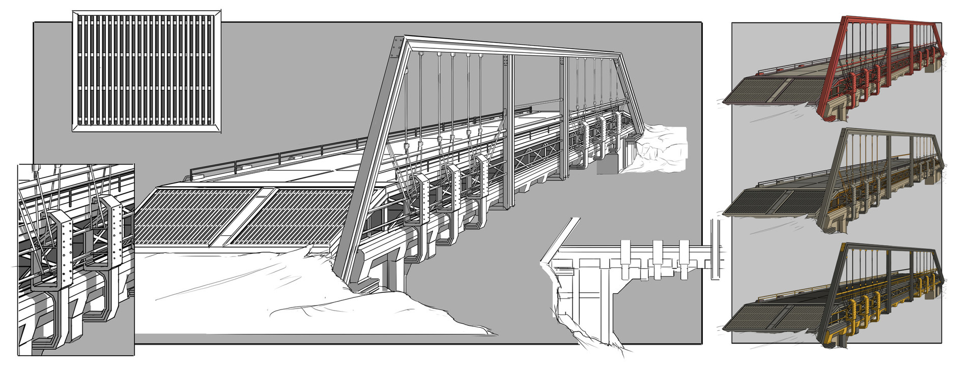 ArtStation - Bridge design