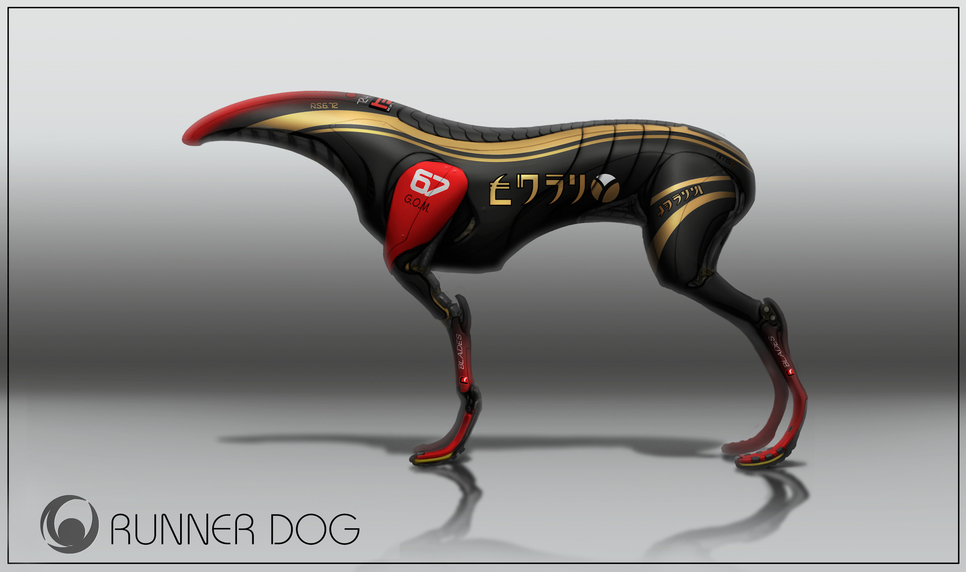 DAVID MASSON SAN GABRIEL - Robotic racing Dog