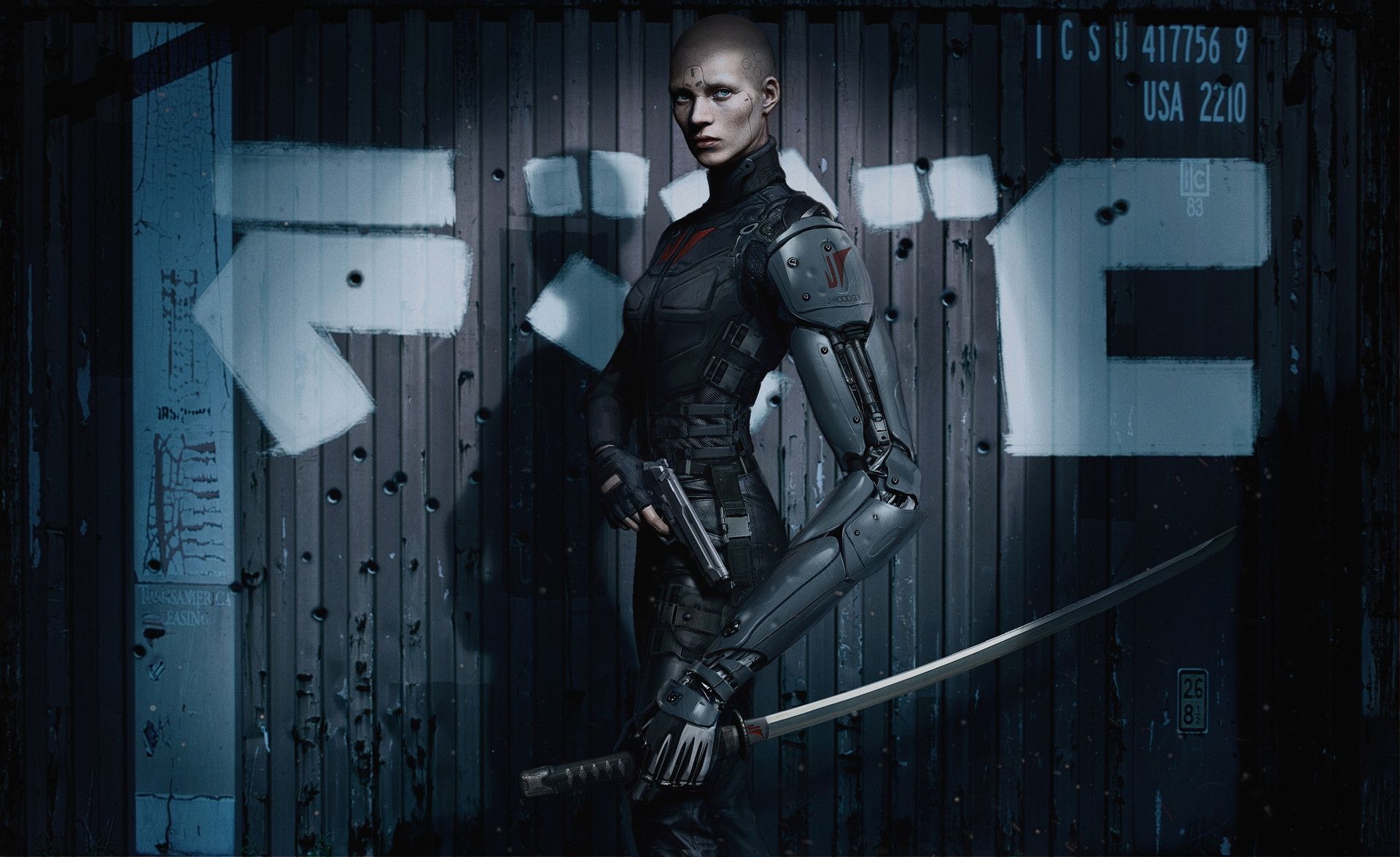 ArtStation - futuristic mercenary character