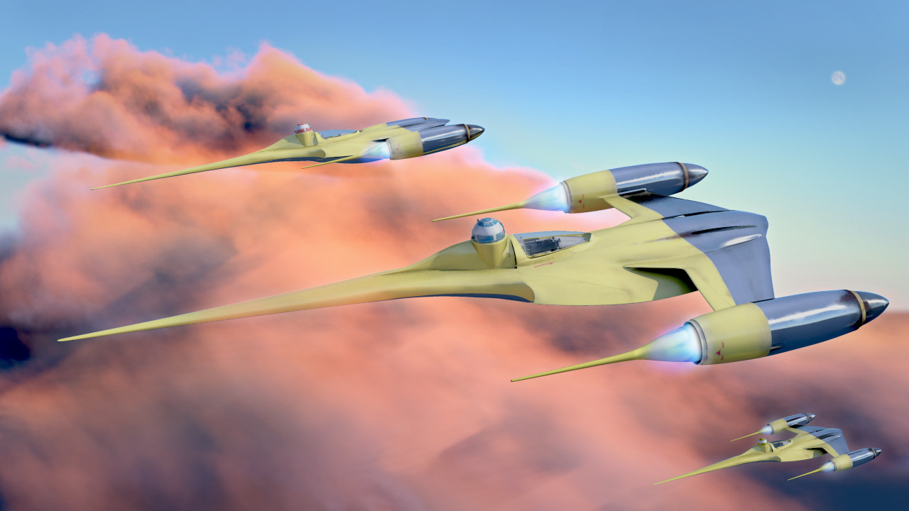 ArtStation - Naboo Starfighter Squadron