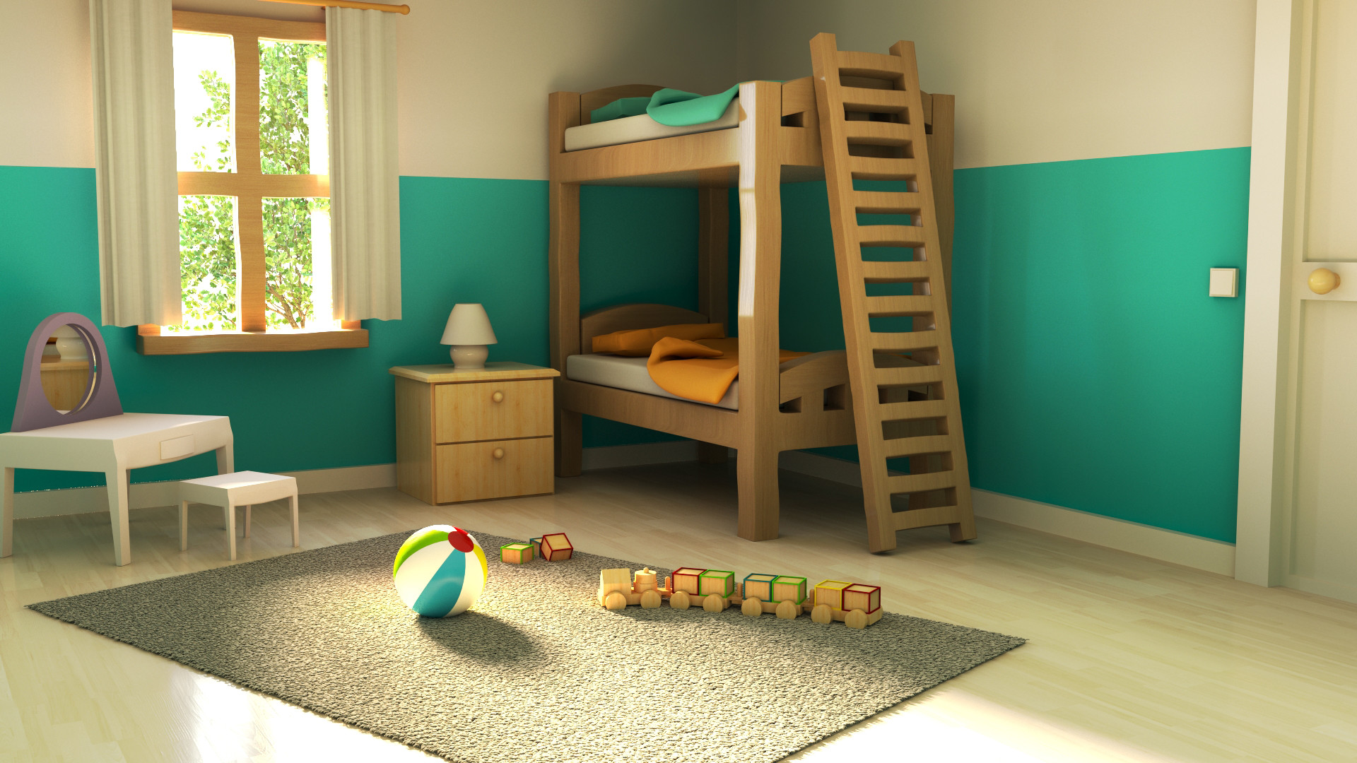 ArtStation - (Cartoon) Kids room