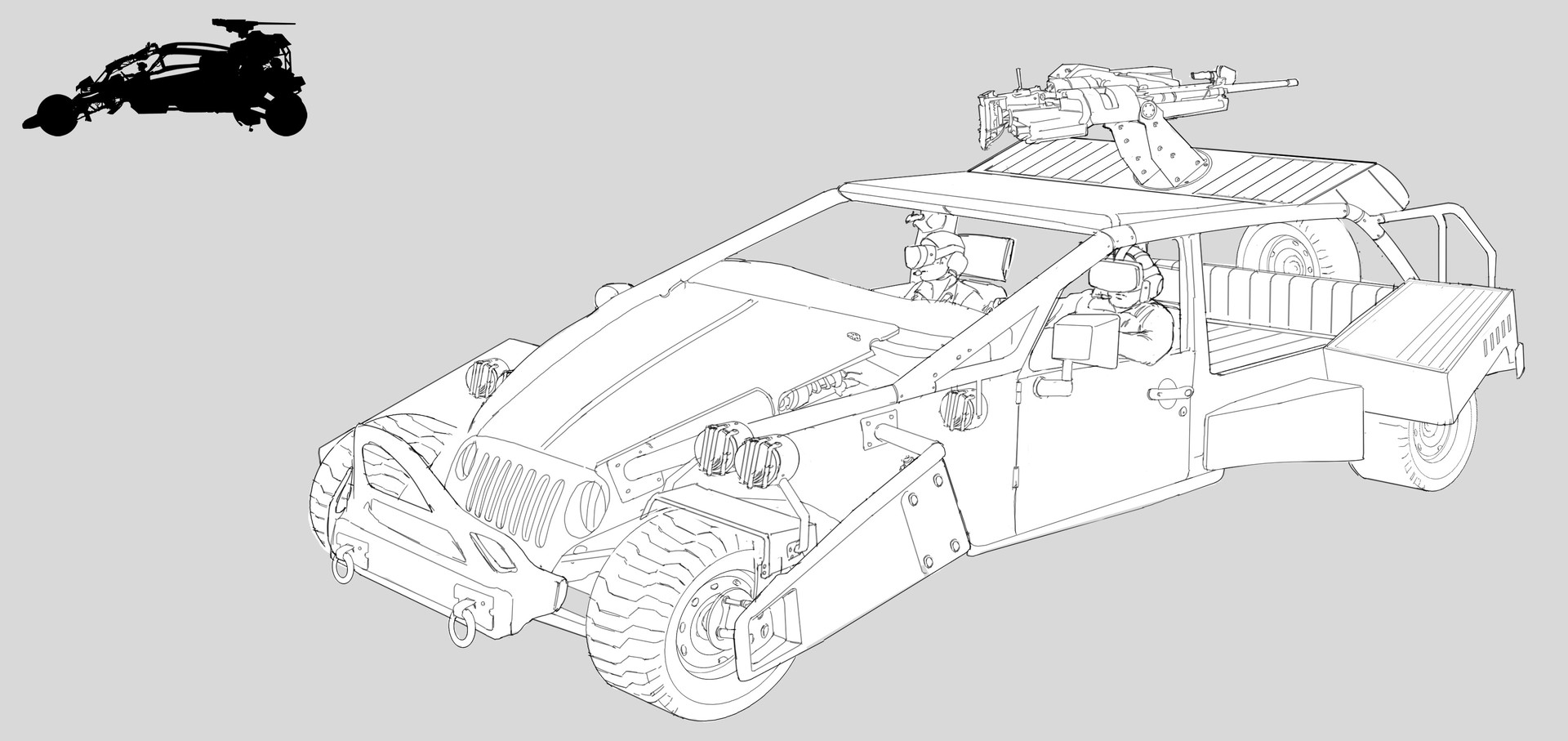 ArtStation - Recon jeep design