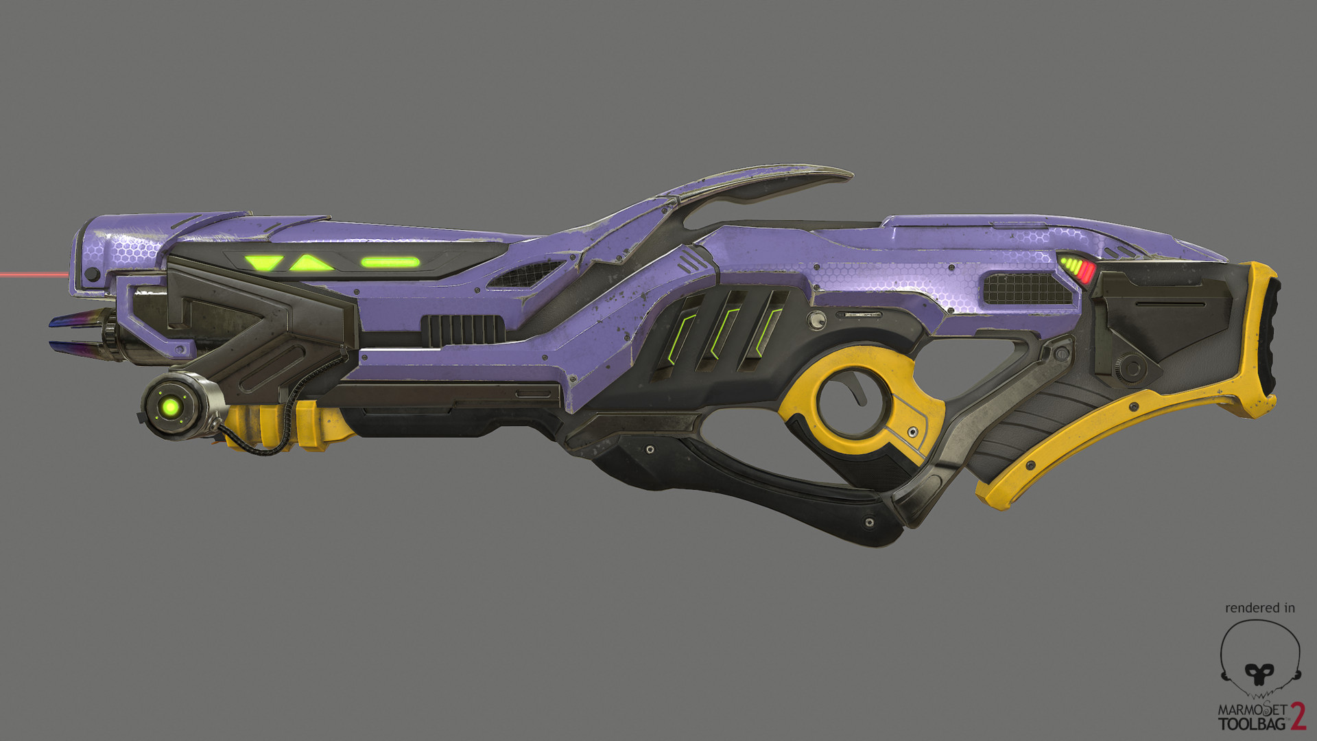 ArtStation - Alien Rifle