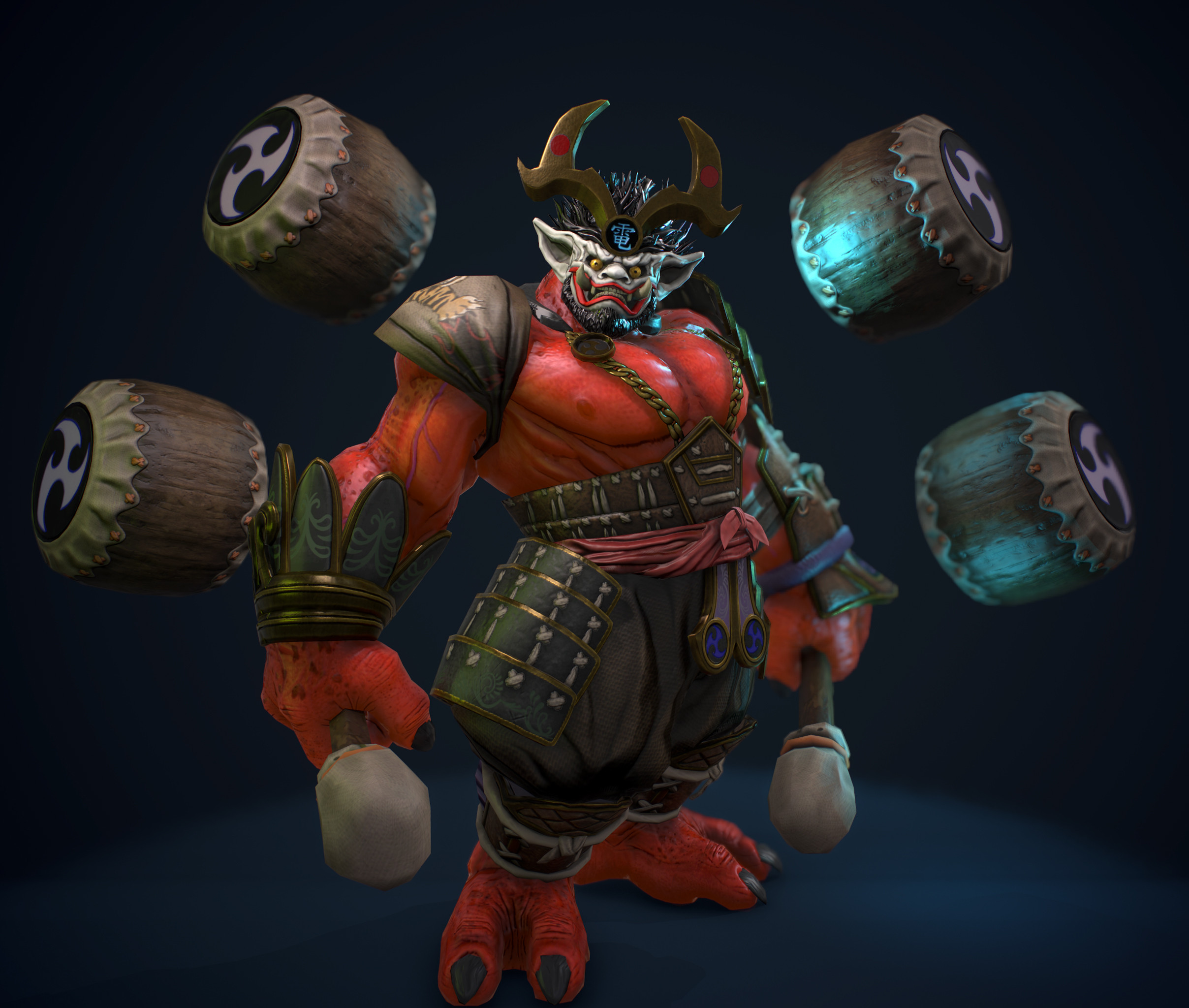 Weston Reid - SMITE_Raijin