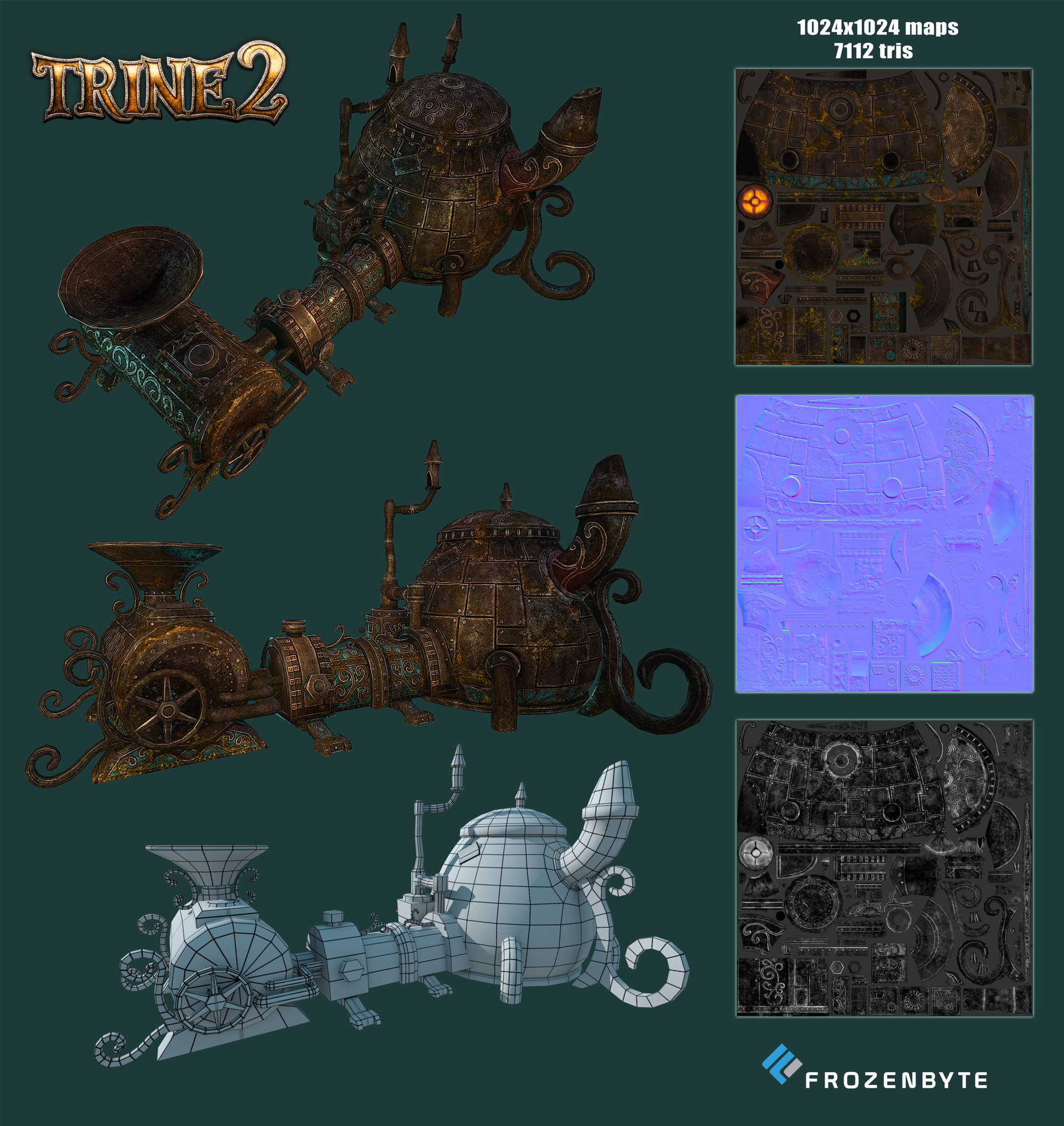 ArtStation - Trine 2 Sewer prop