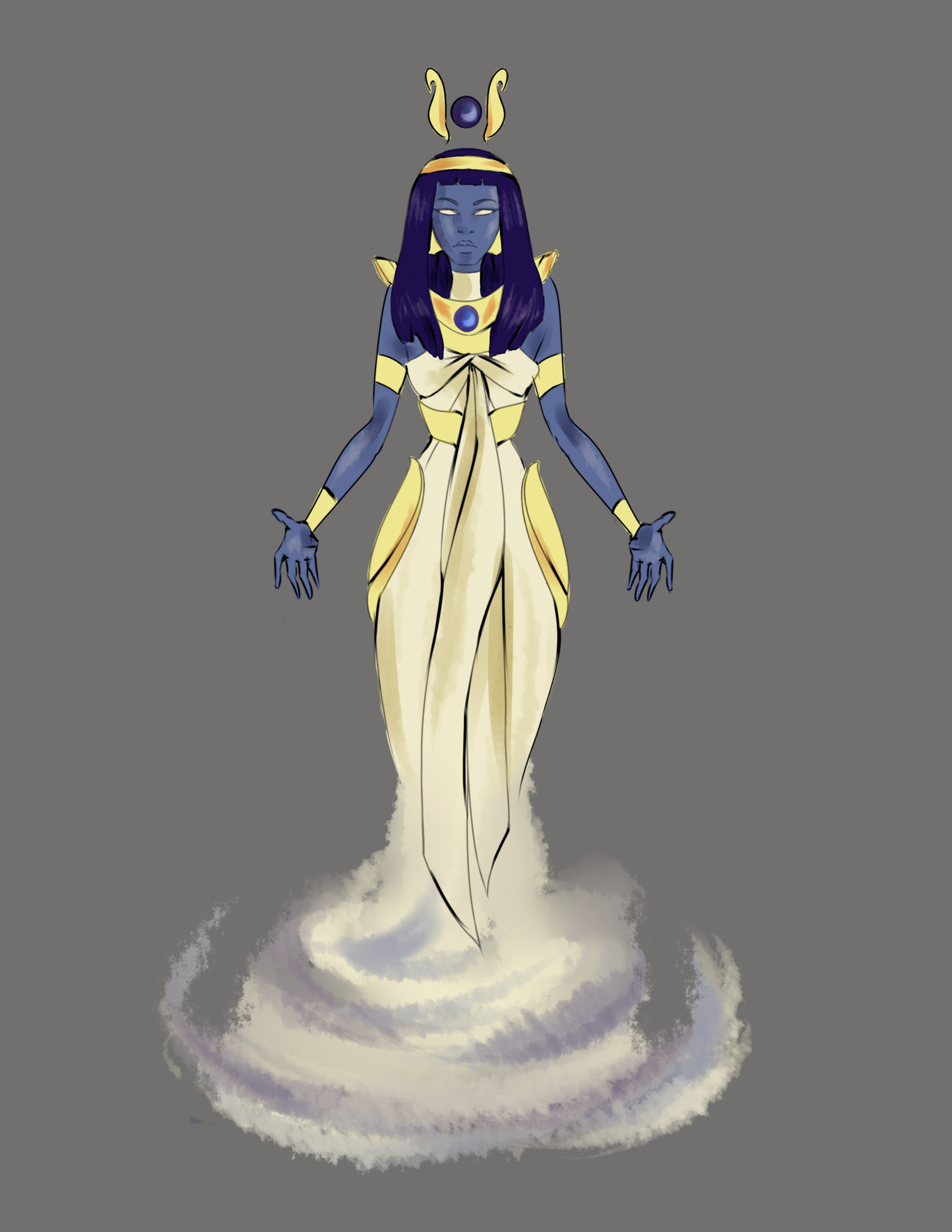 ArtStation - Goddess Nut Character Design