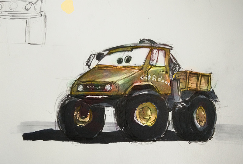 ArtStation - Mogg - Character Design (Cars)