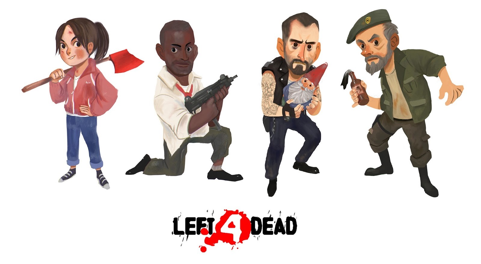 ArtStation - L4D - Survivors