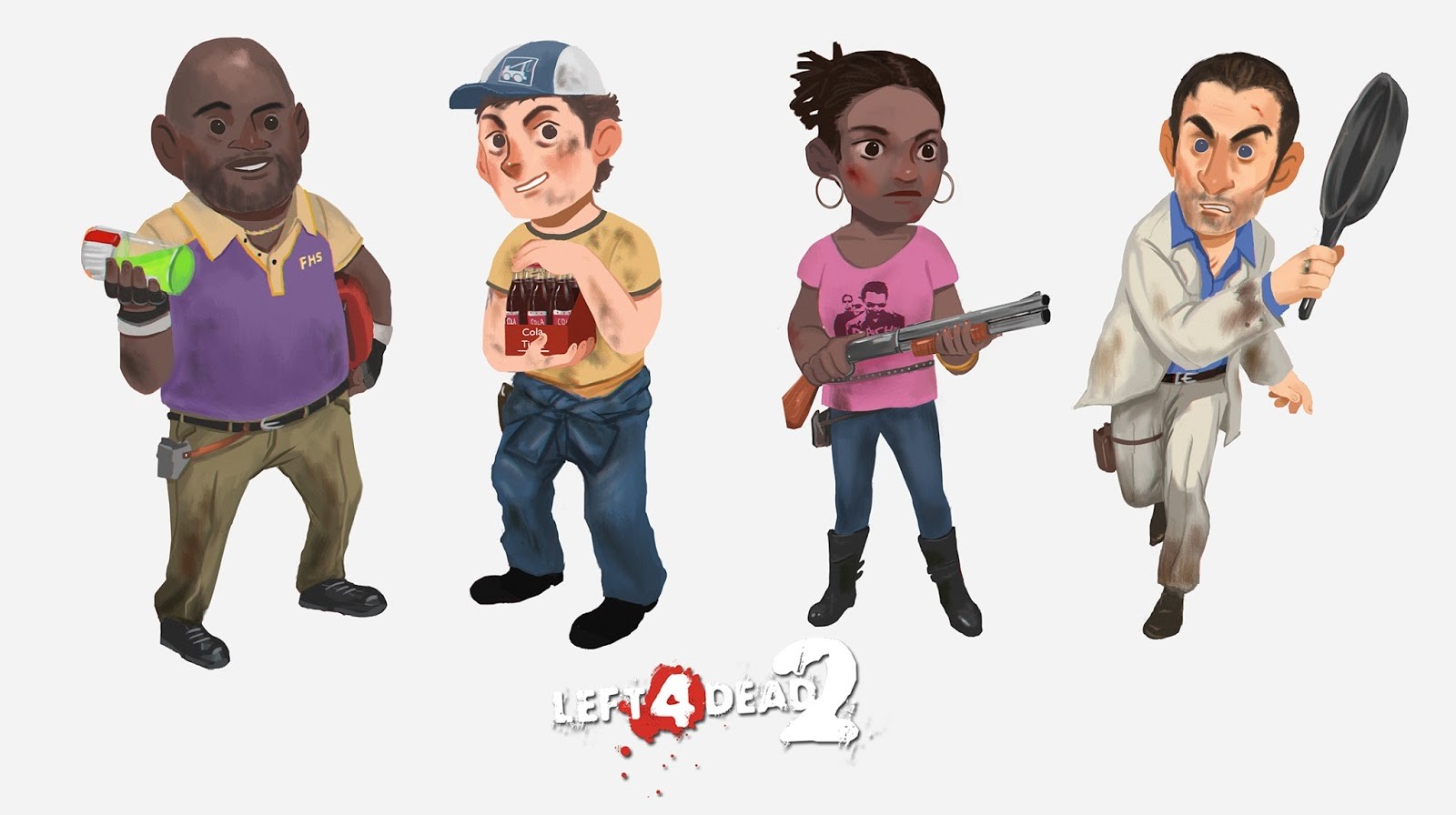 ArtStation - L4D2 - Survivors