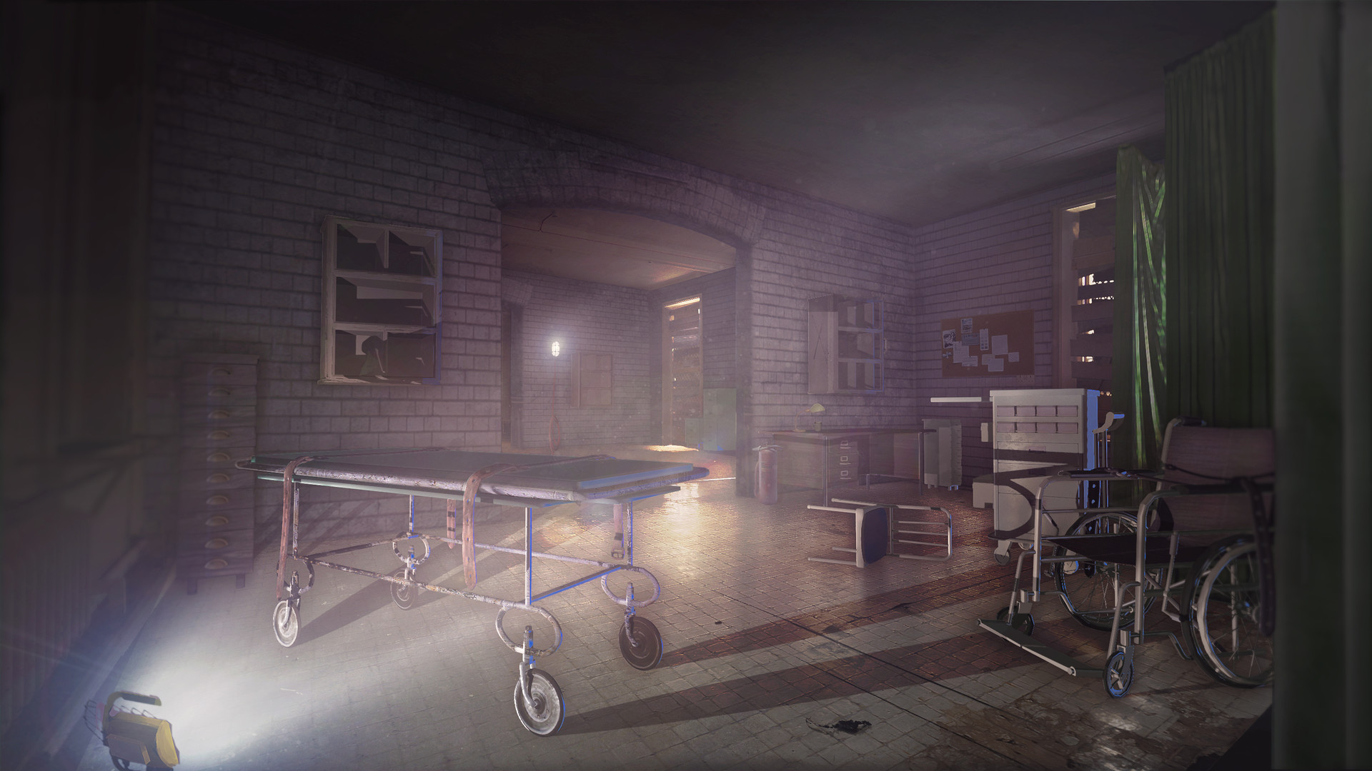 ArtStation - Med Bay in Abandoned Asylum