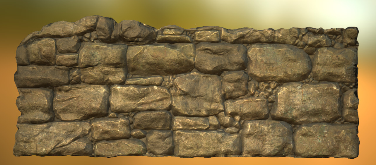 stone wall texture blender